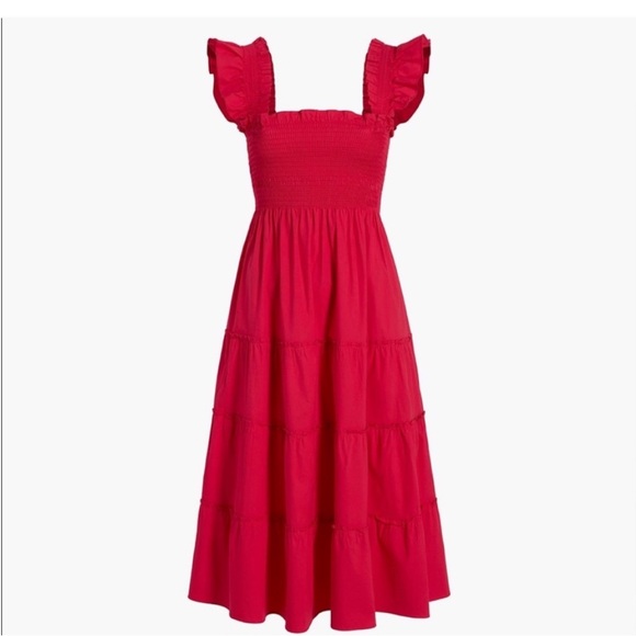 Hill House | Dresses | Hill House Red Midi Dress | Poshmark